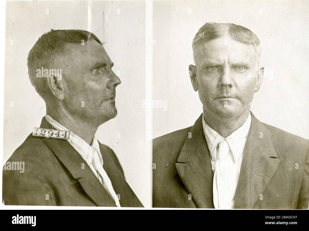 Photograph of Milton Foster. Bureau of Prisons, Inmate case files Stock ...
