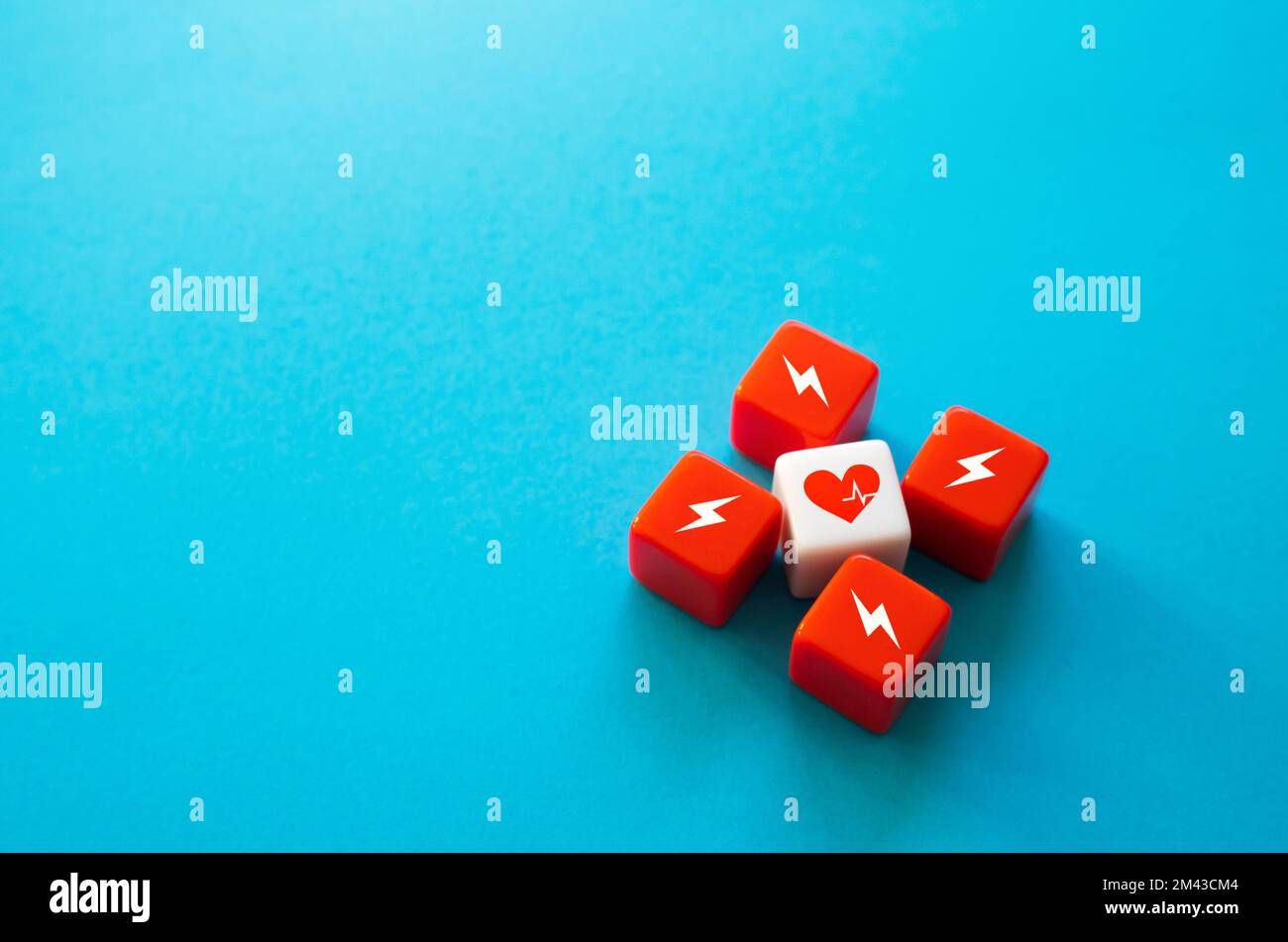 Heart attack. Stress and upheaval. Threat to circulatory system ...