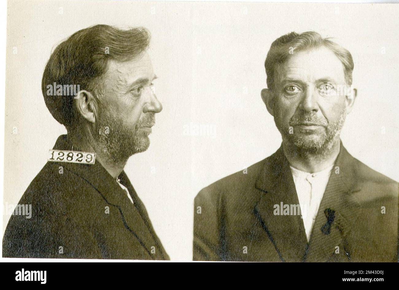 Photograph of Harry Hargens. Bureau of Prisons, Inmate case files Stock ...
