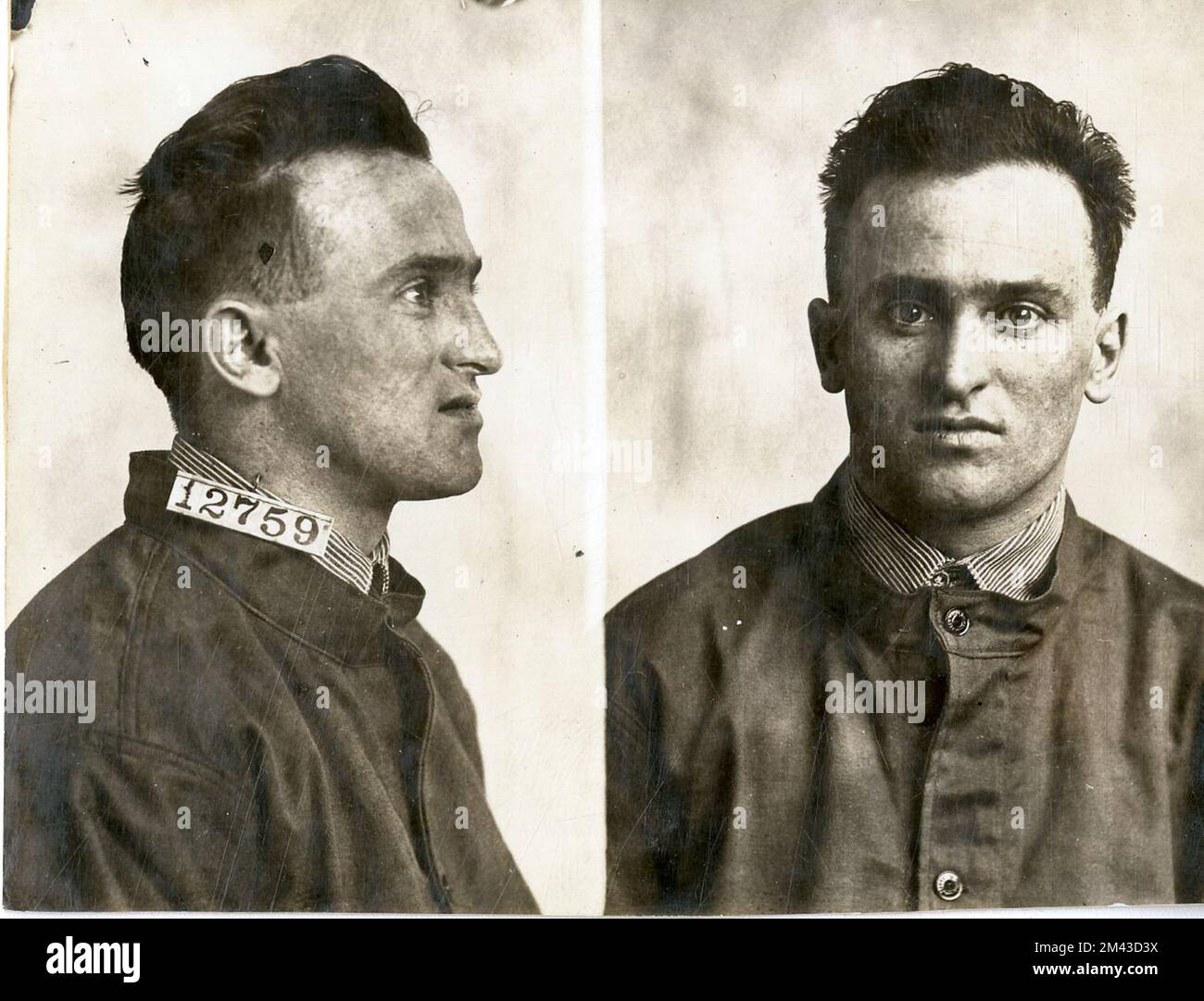 Photograph of Henry B. Holstein. Bureau of Prisons, Inmate case files ...