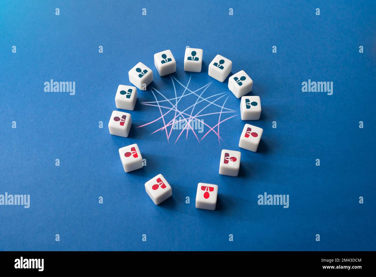 The team is falling apart. It ceases to exist. Relationship breakdown ...