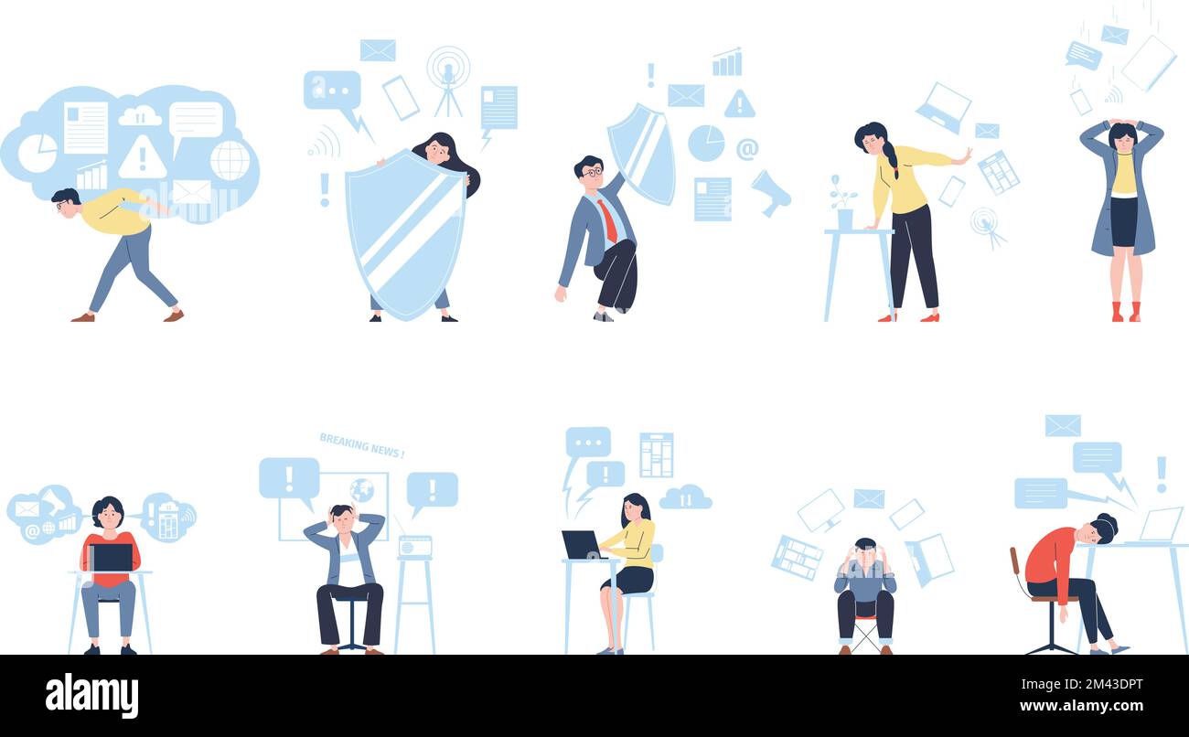 Overwhelming media Cut Out Stock Images & Pictures - Alamy