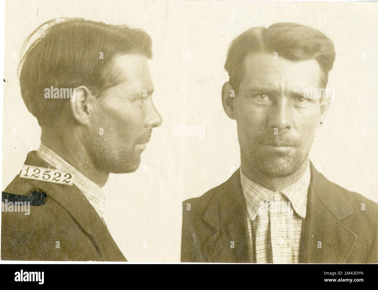 Photograph of Frank Bahney. Bureau of Prisons, Inmate case files Stock ...