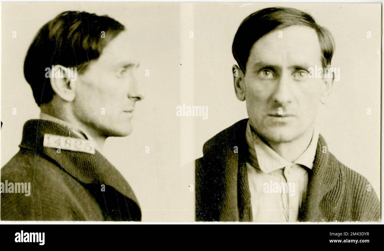 Photograph of Carl Schnell. Bureau of Prisons, Inmate case files Stock ...