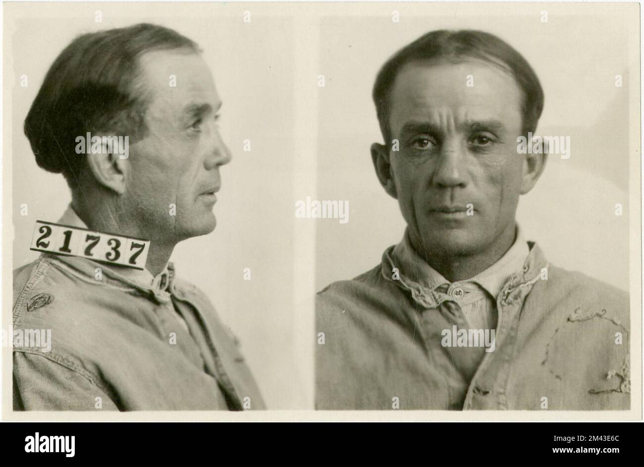 Photograph of James Donahue. Bureau of Prisons, Inmate case files Stock ...