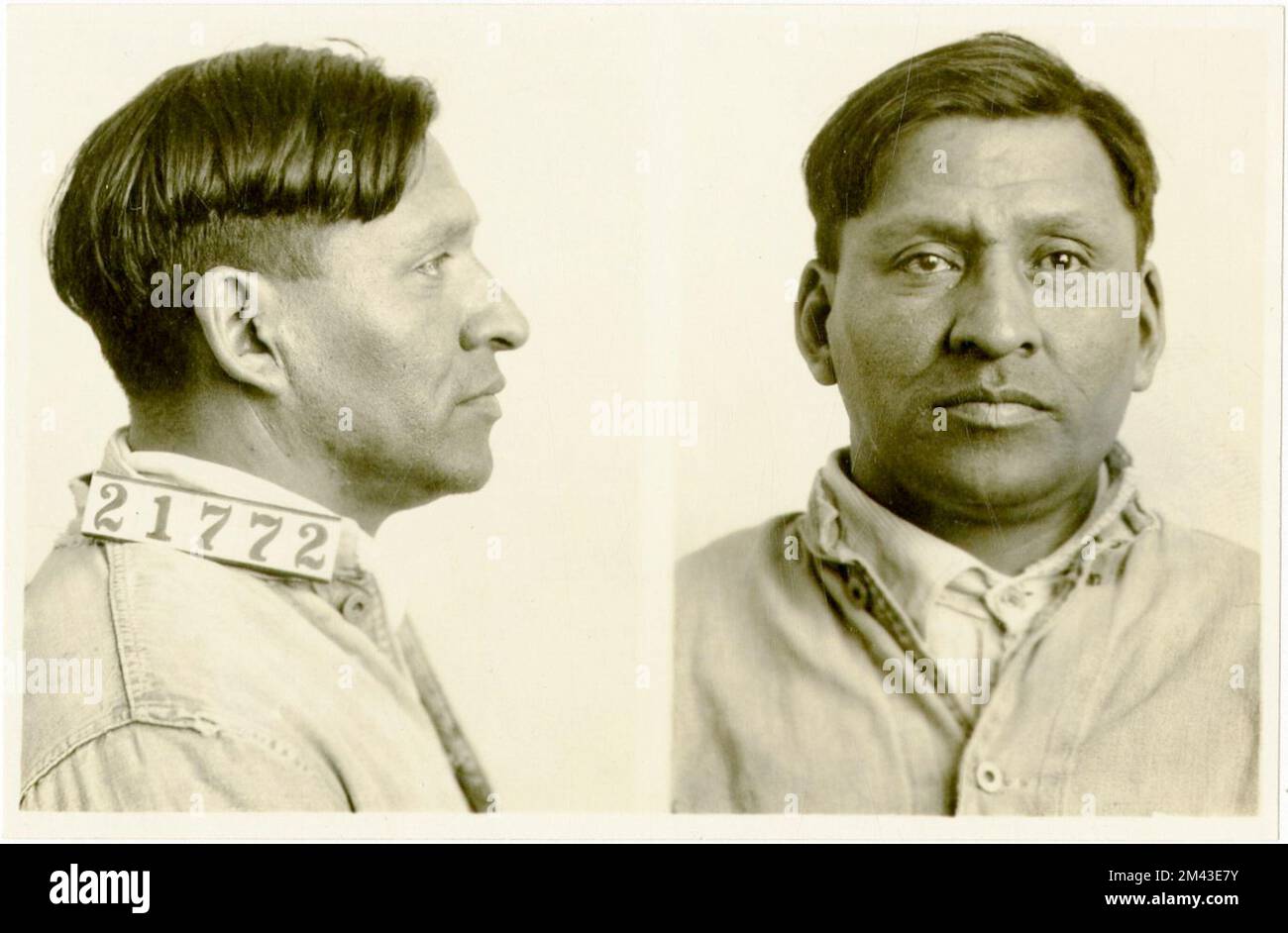Photograph of John Joshua. Bureau of Prisons, Inmate case files Stock ...