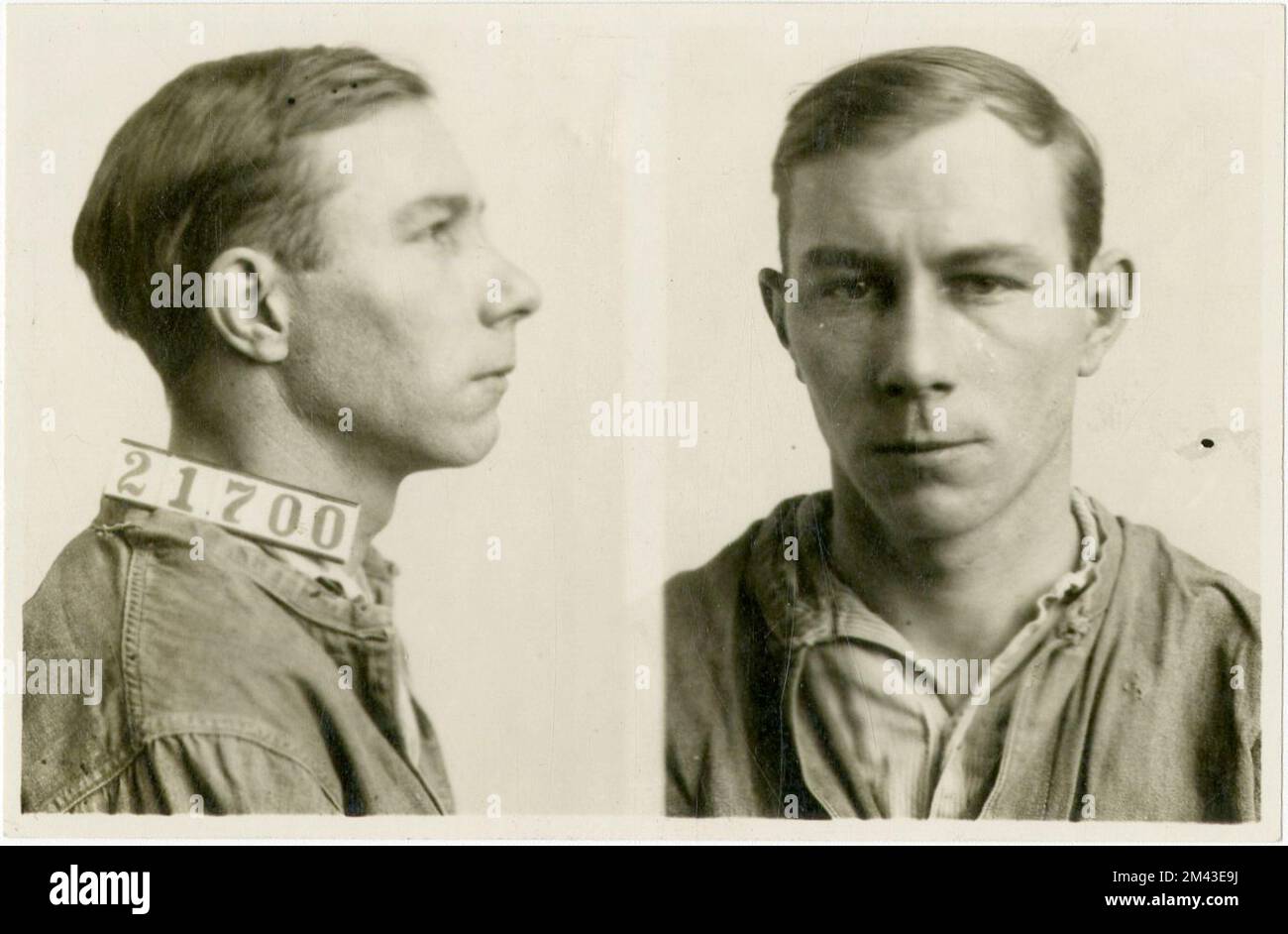 Photograph of George Parker. Bureau of Prisons, Inmate case files Stock ...