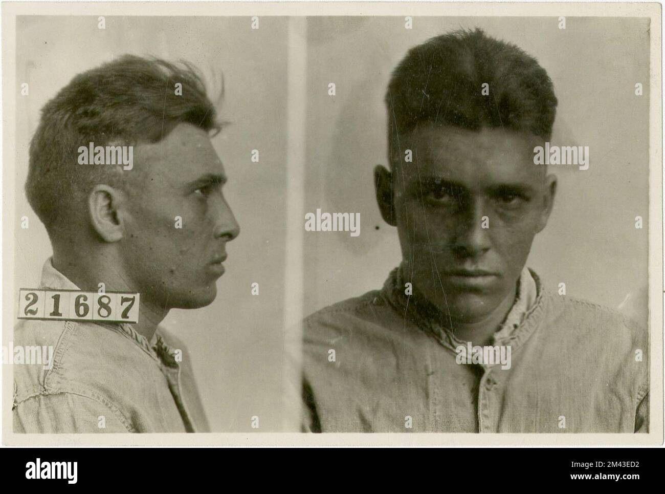 Photograph of Martin E. Deforbes. Bureau of Prisons, Inmate case files ...