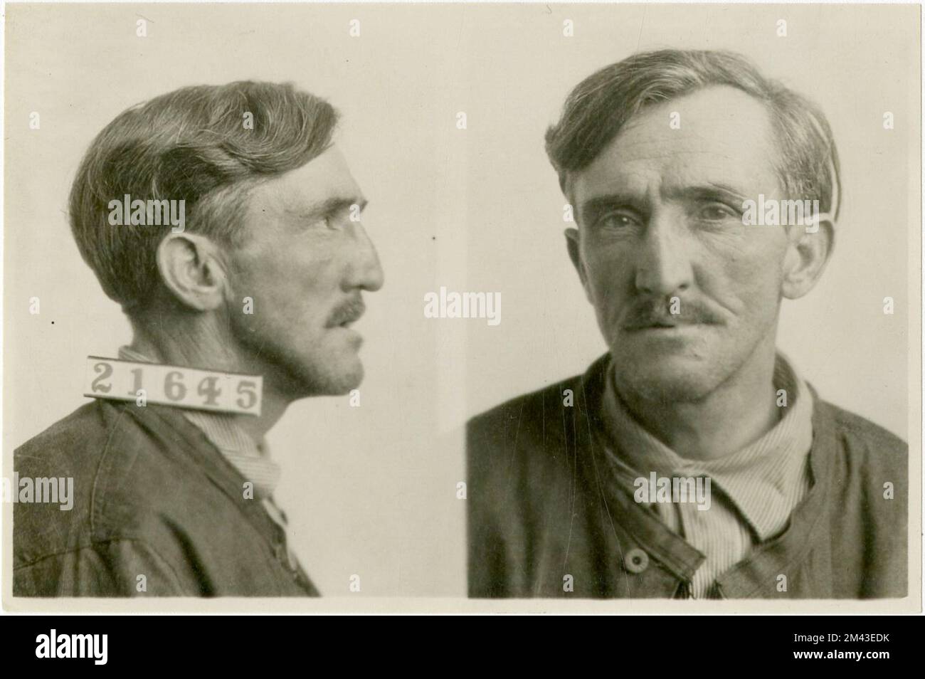 Photograph of Frank Wallace. Bureau of Prisons, Inmate case files Stock ...