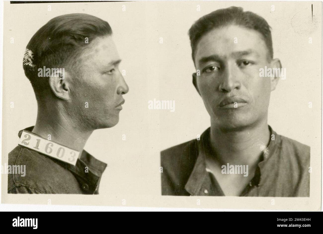 Photograph of Louie Lopez. Bureau of Prisons, Inmate case files Stock ...