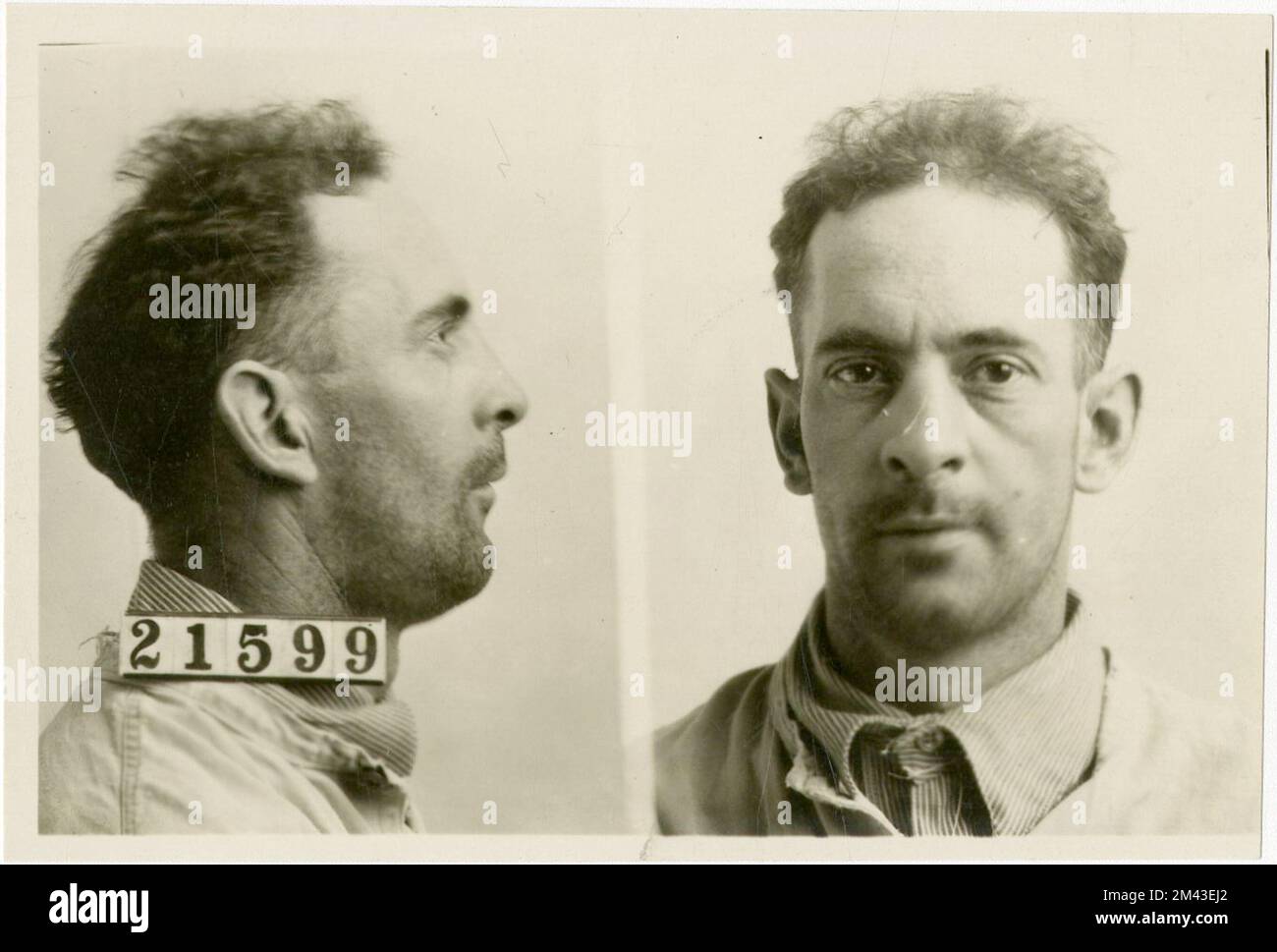 Photograph of Harry Thompson. Bureau of Prisons, Inmate case files ...