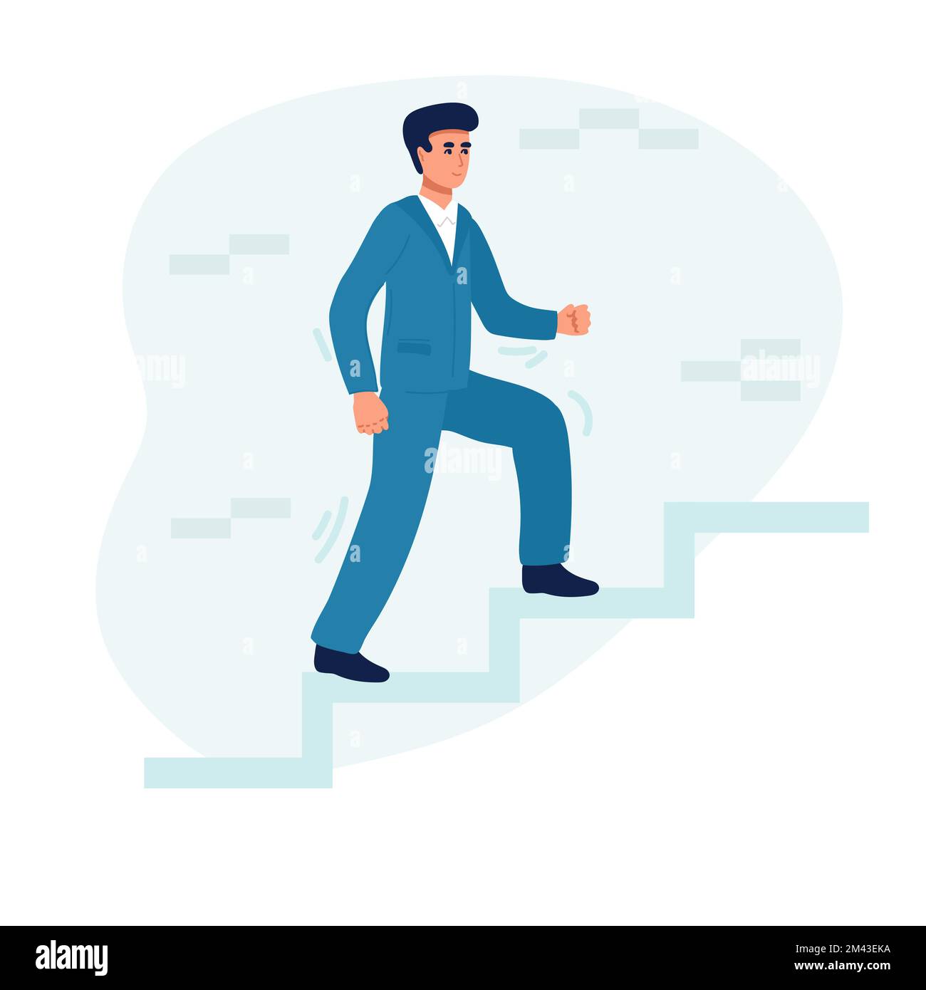 Hope to success in business, accomplishment or reaching business goal ...