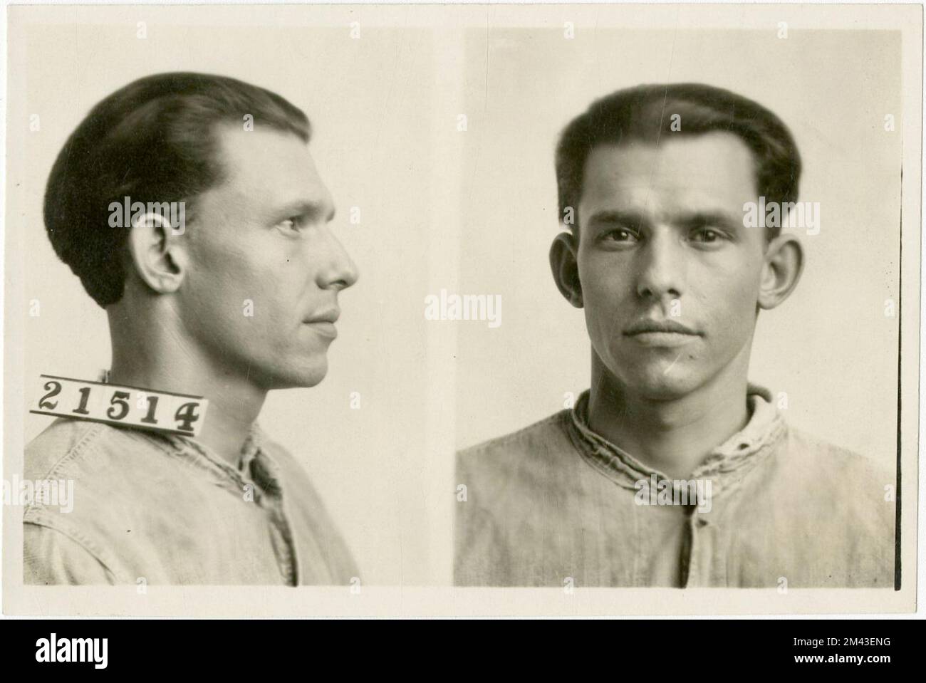 Photograph of James Roe (aka Lewis Evans). Bureau of Prisons, Inmate ...