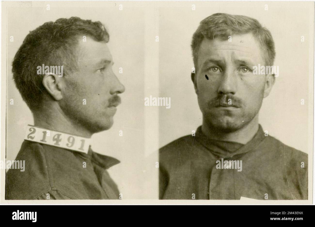 Photograph of Ivar Fransson. Bureau of Prisons, Inmate case files Stock ...