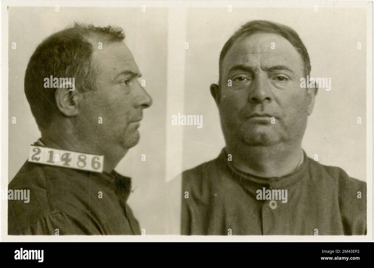 Photograph of John Ruffino. Bureau of Prisons, Inmate case files Stock ...