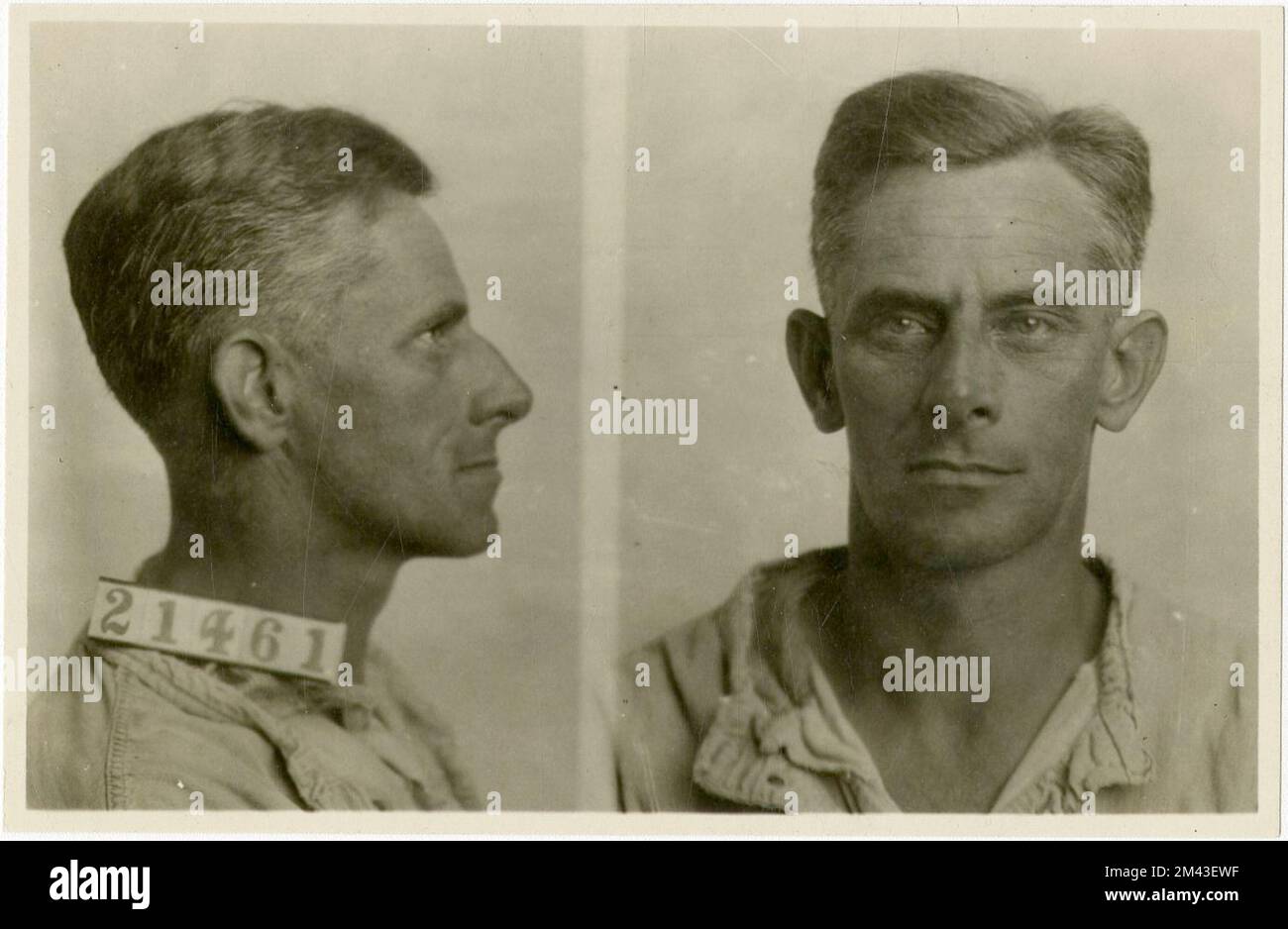 Photograph of Chester B. Caldwell (aka Andrew Lake). Bureau of Prisons ...