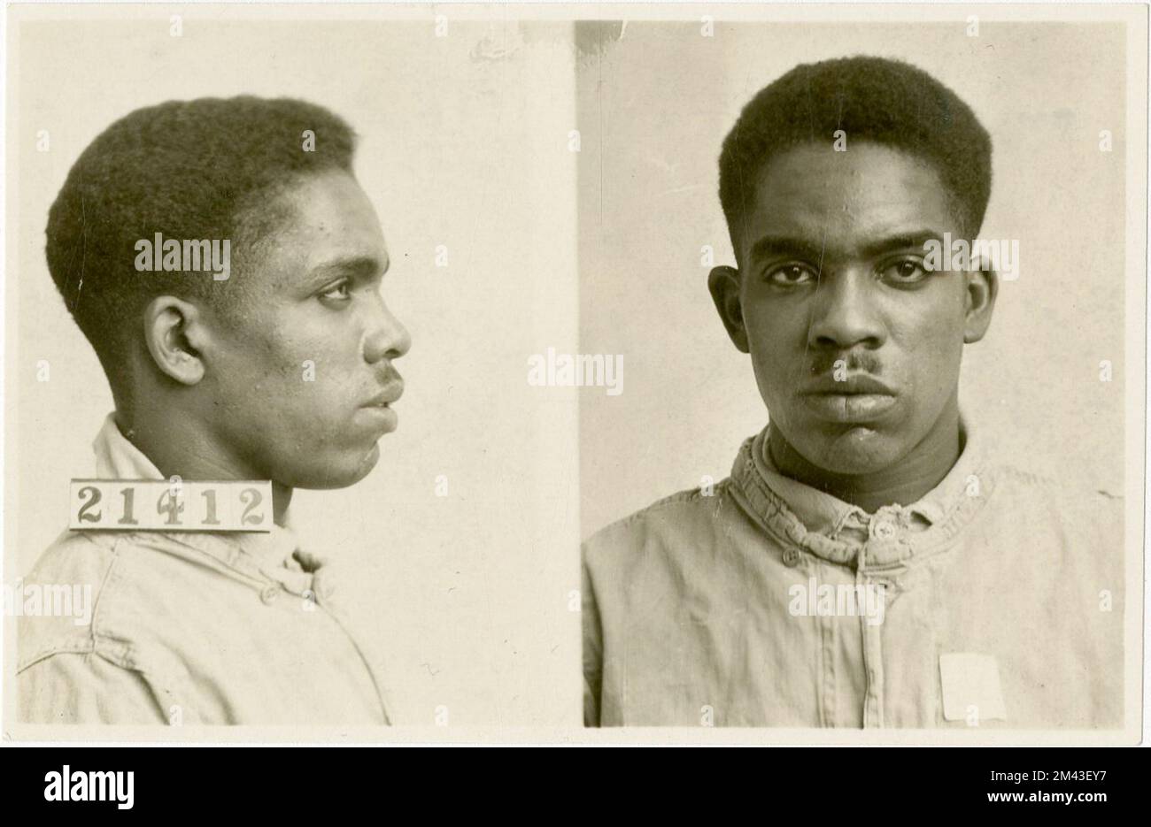 Photograph of John W. Tate. Bureau of Prisons, Inmate case files Stock ...