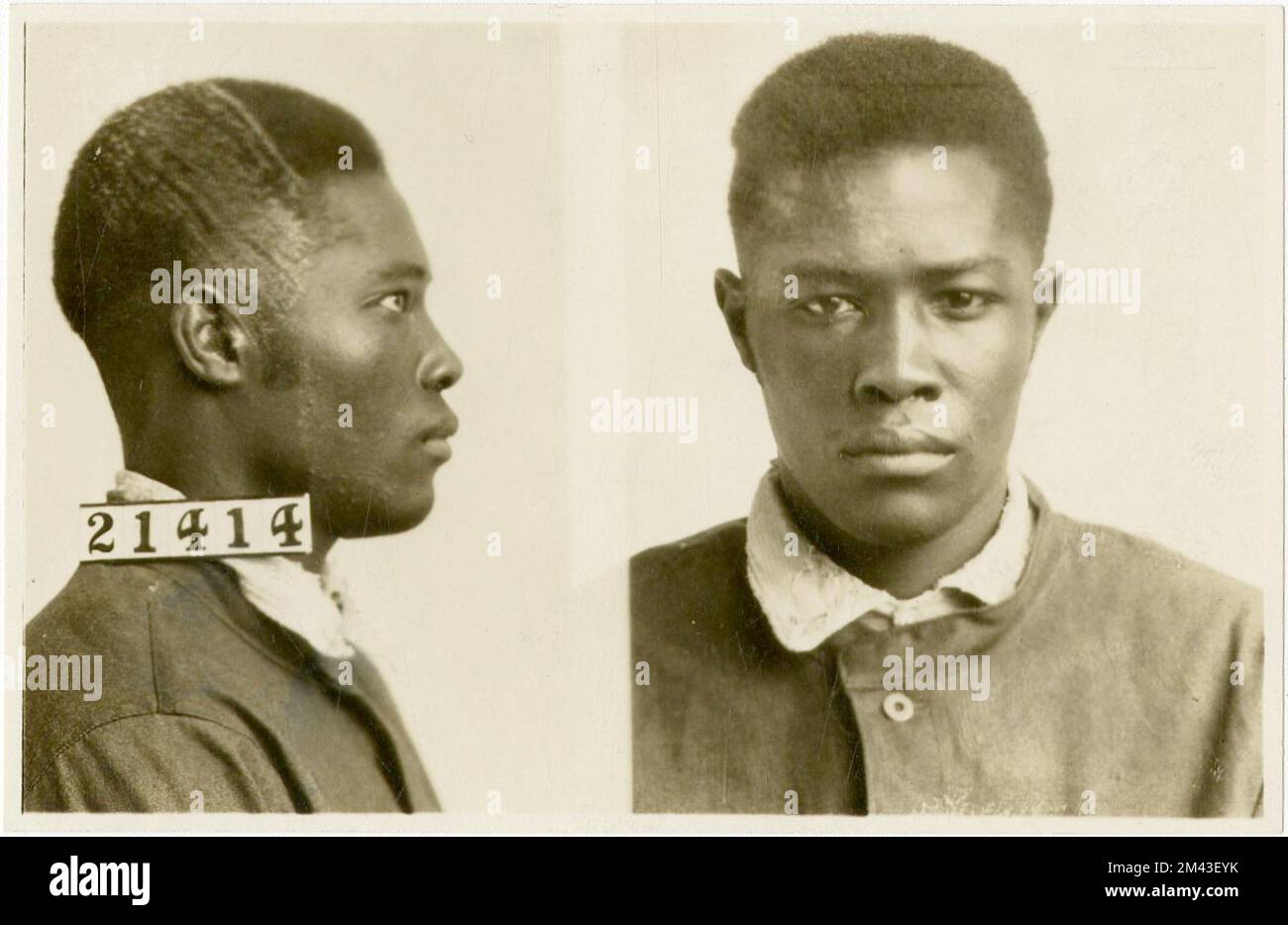 Photograph of Frederick Robinson (aka Robert Freeman). Bureau of ...