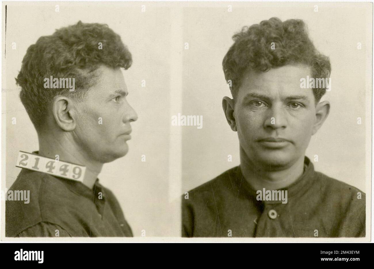 Photograph of Herman Harbin (aka Herman Harban). Bureau of Prisons ...