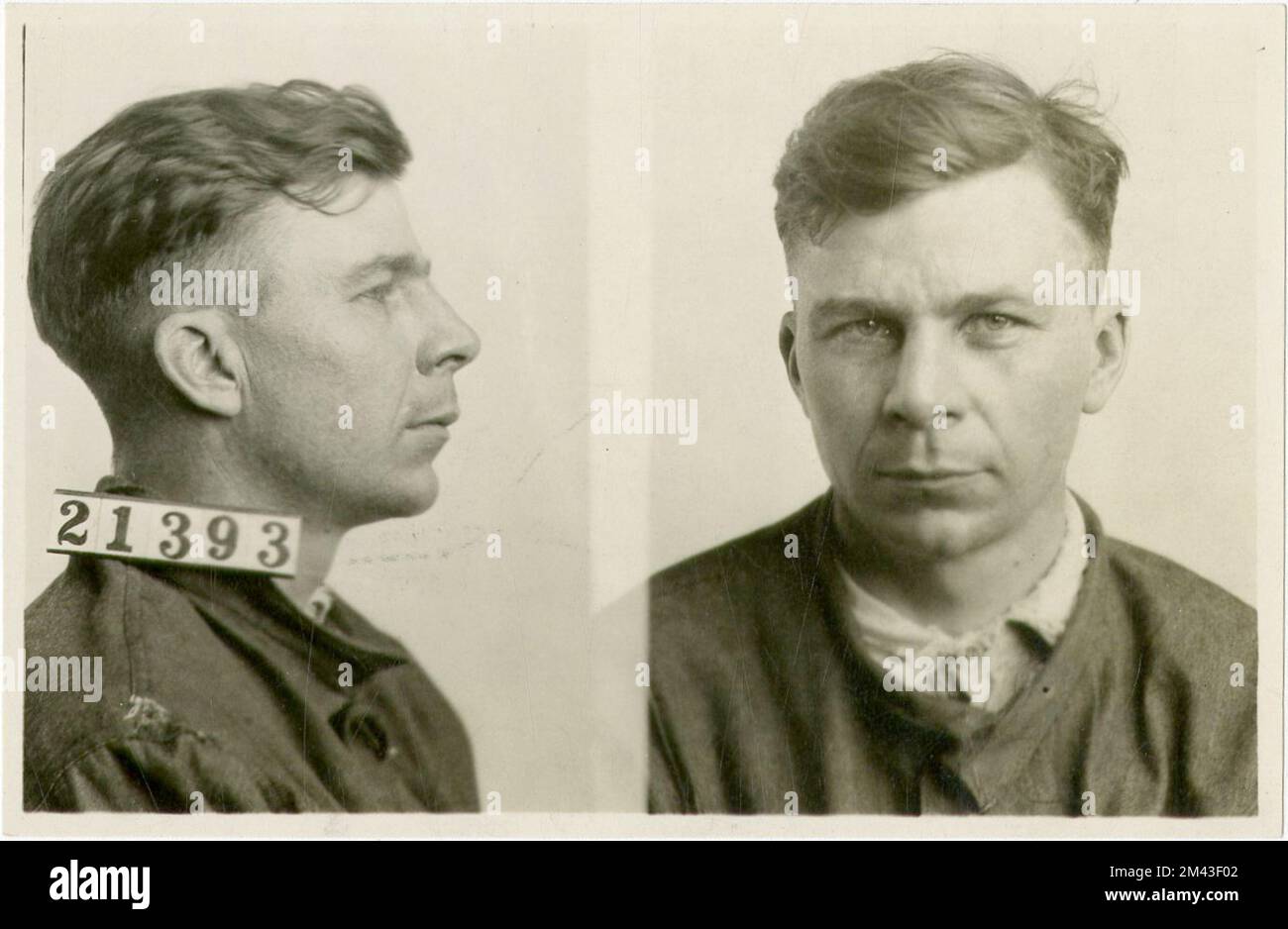 Photograph of John Halloran (aka Harry J. Saddler). Bureau of Prisons ...