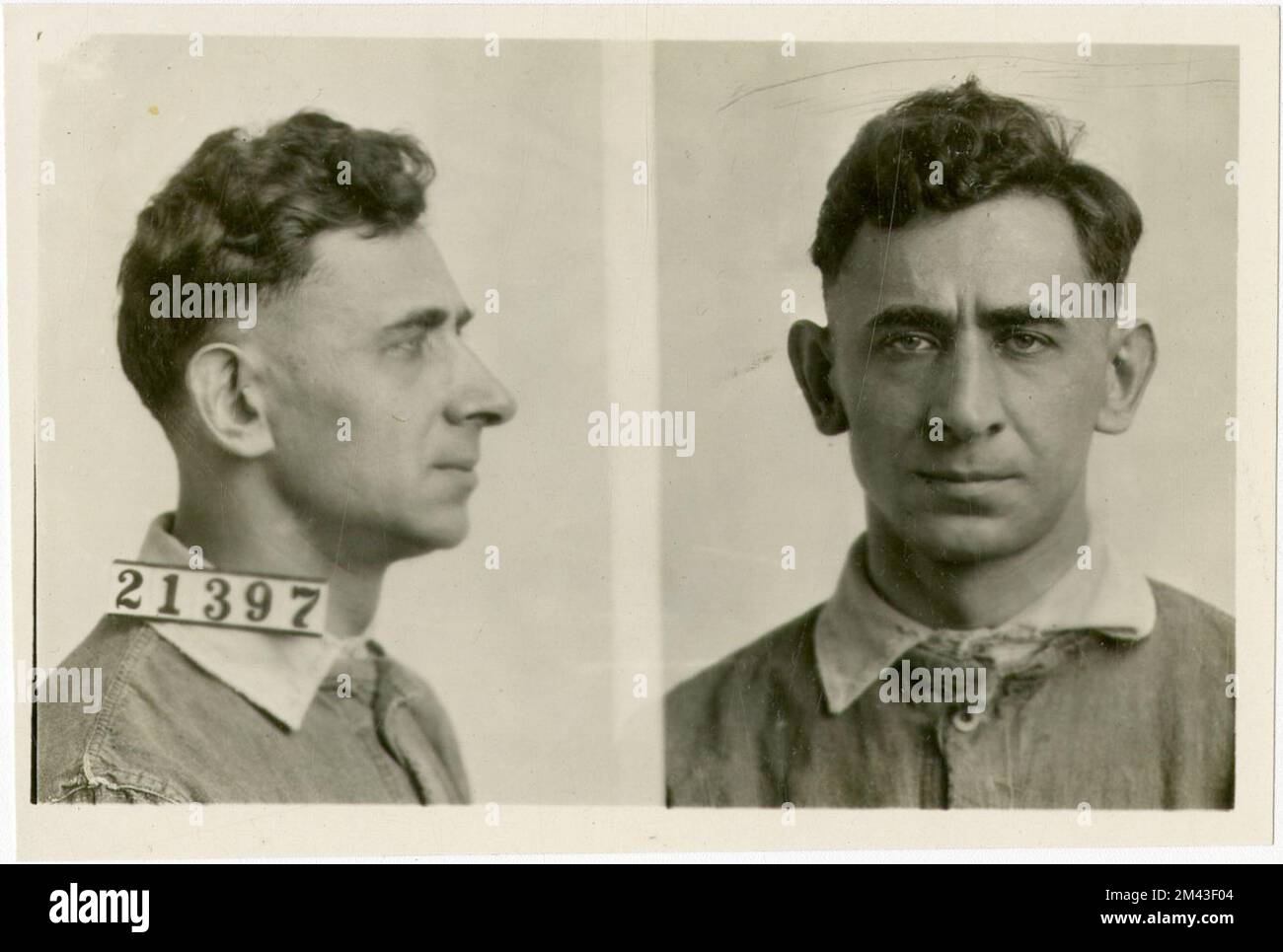 Photograph of Lewis Cohen. Bureau of Prisons, Inmate case files Stock ...