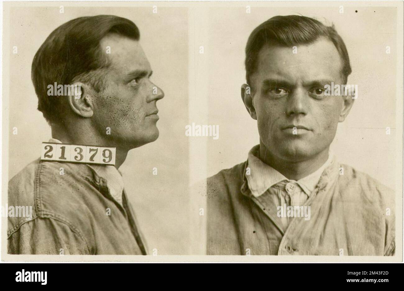 Photograph of Charles Oschger. Bureau of Prisons, Inmate case files ...