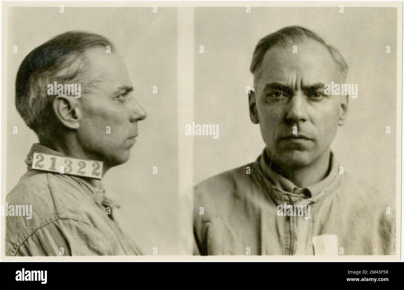 Photograph of Joe Nellis (aka Charles Gregory). Bureau of Prisons ...