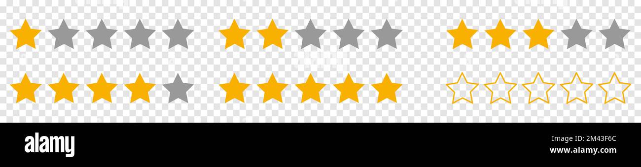 Star Rating Transparent