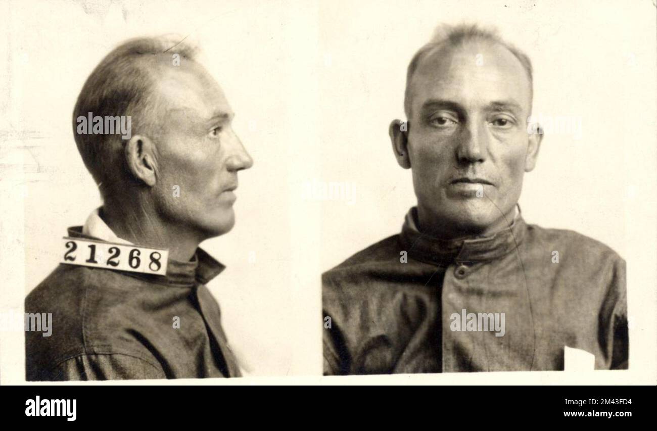 Photograph of Charles Glass. Bureau of Prisons, Inmate case files Stock ...