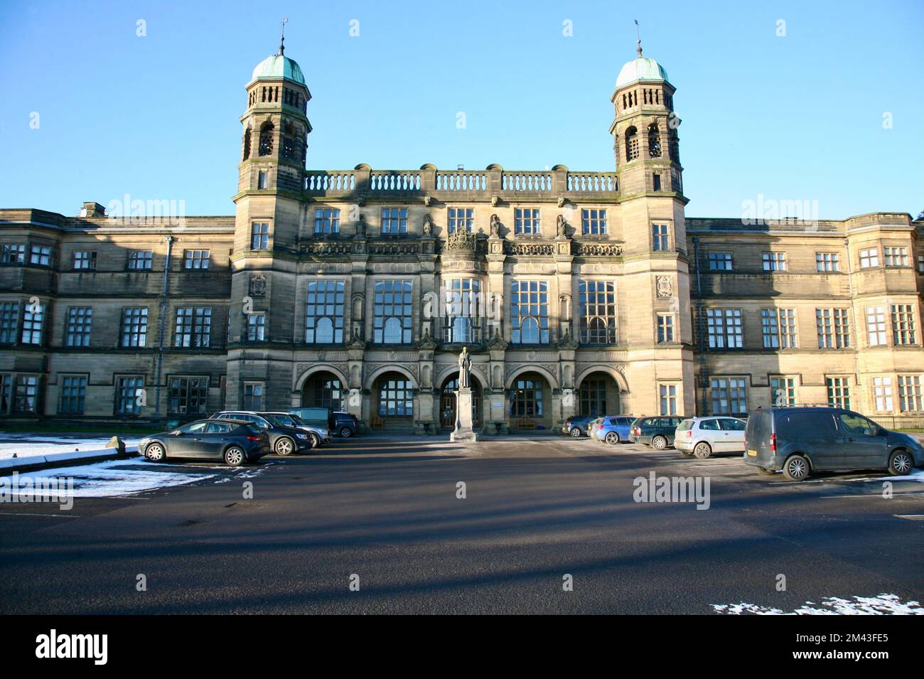 A view of Stonyhurst College near Clitheroe, Lancashire, United Kingdom ...