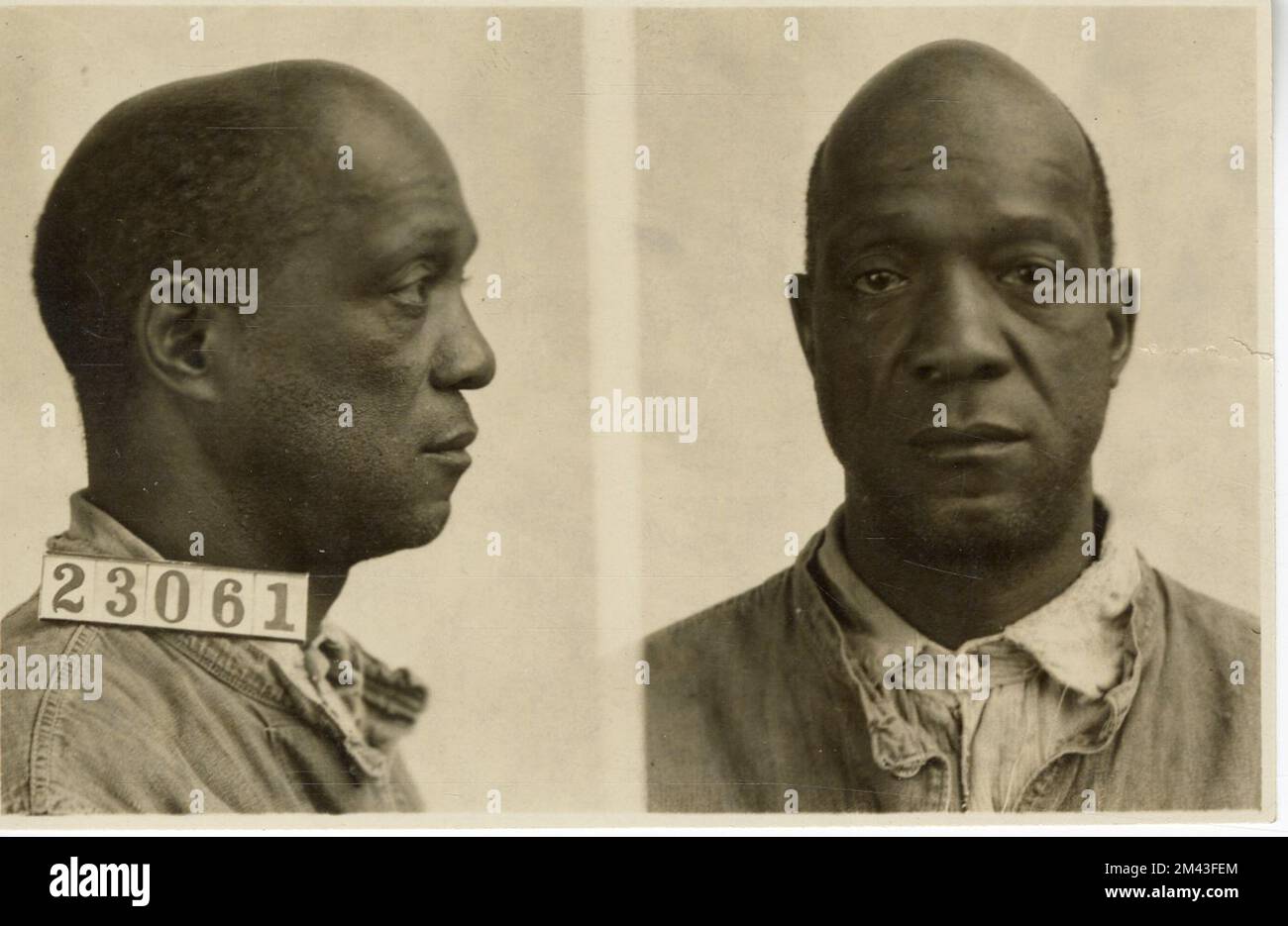 Photograph of Henry William. Bureau of Prisons, Inmate case files Stock ...