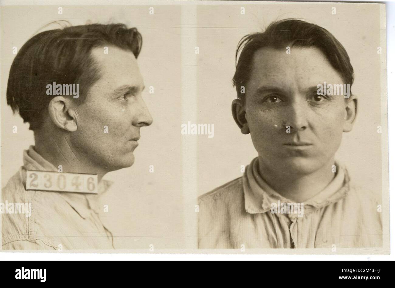 Photograph of John Sherry. Bureau of Prisons, Inmate case files Stock ...