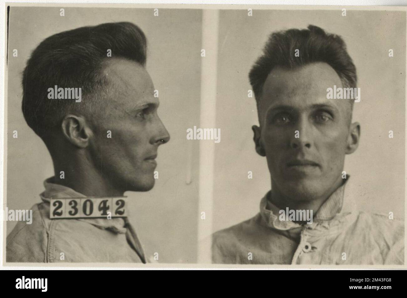 Photograph of Isaac Thomas. Bureau of Prisons, Inmate case files Stock ...