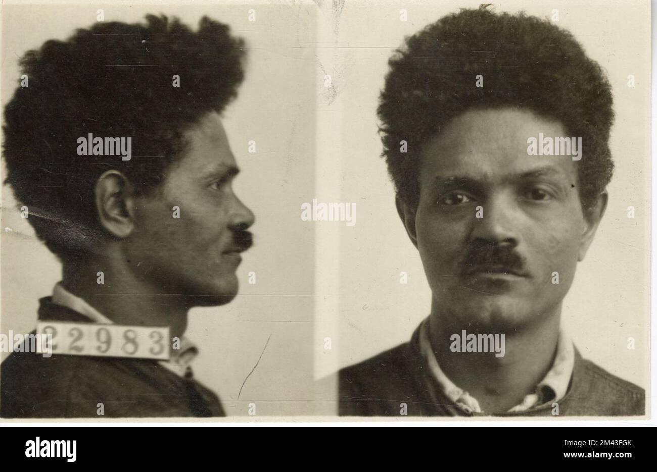 Photograph of Harry Warrick. Bureau of Prisons, Inmate case files Stock ...