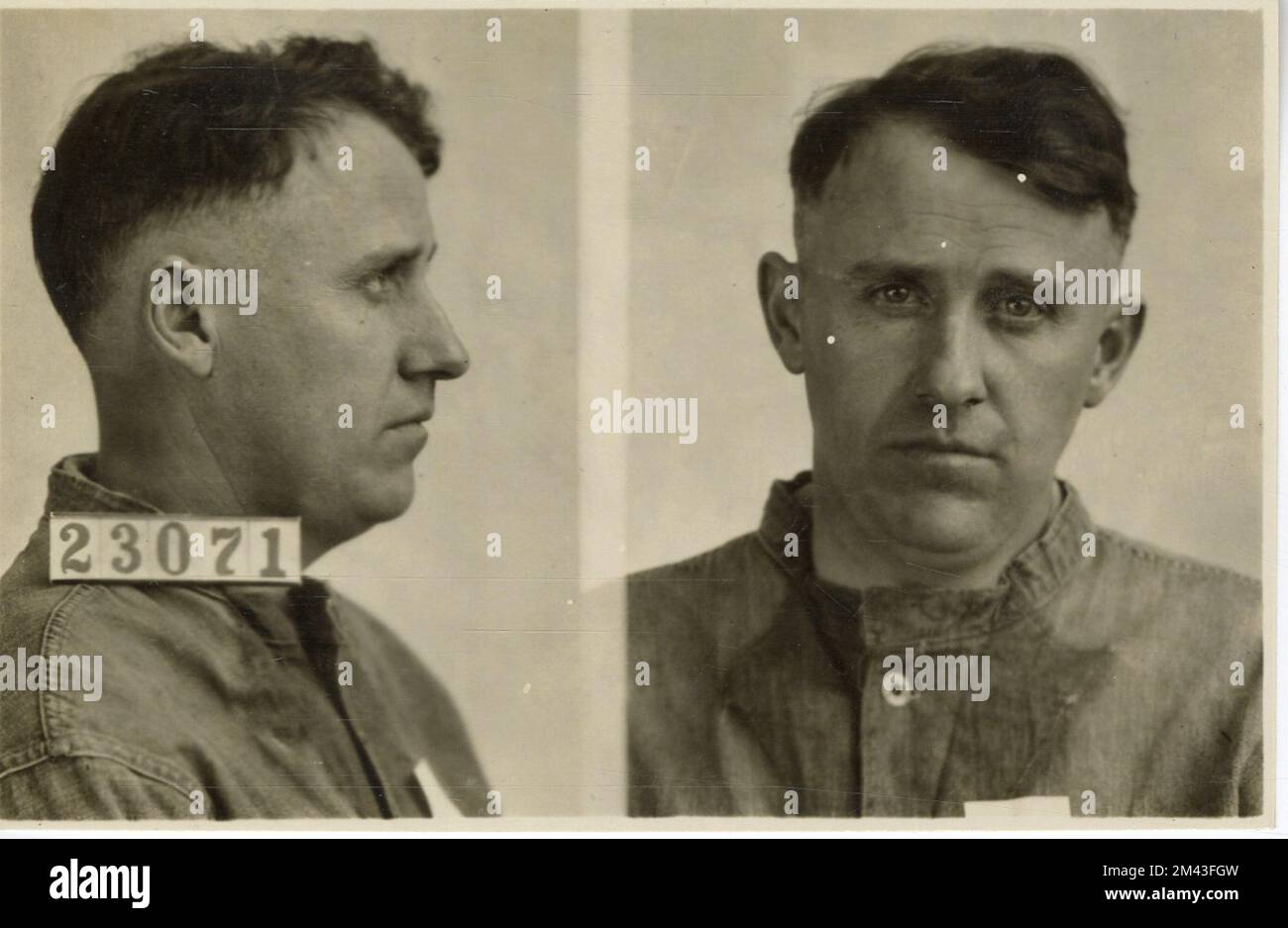 Photograph of George Bailey. Bureau of Prisons, Inmate case files Stock ...