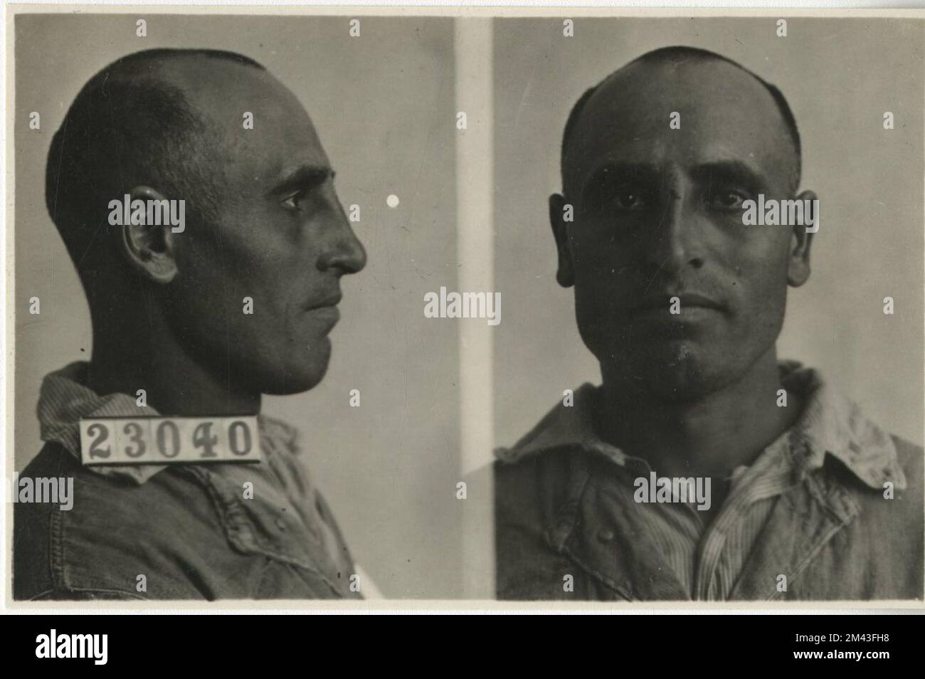 Photograph of Peter Bolely. Bureau of Prisons, Inmate case files Stock ...