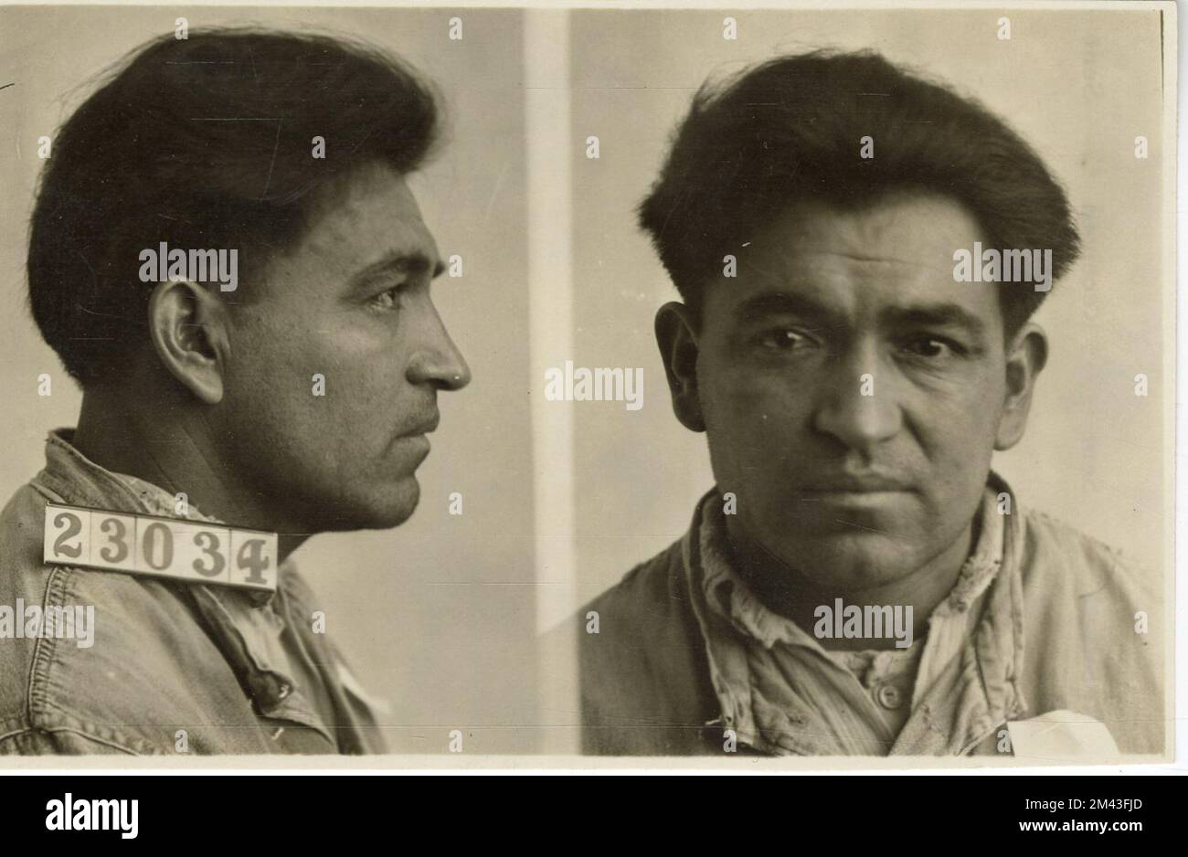 Photograph of Jose Barbosa. Bureau of Prisons, Inmate case files Stock ...