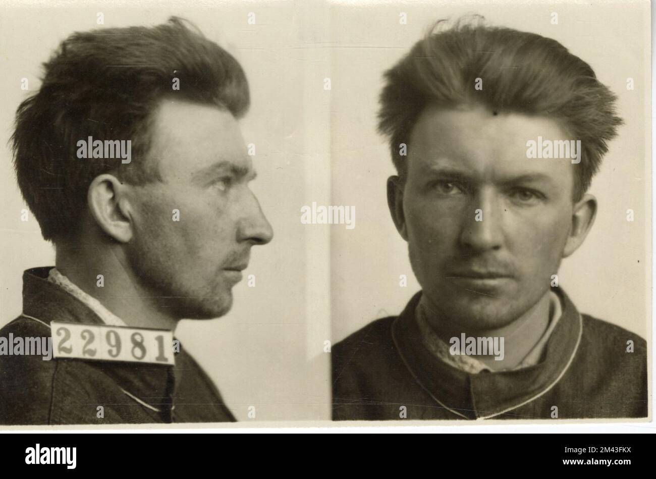 Photograph of Nelson Miller. Bureau of Prisons, Inmate case files Stock ...