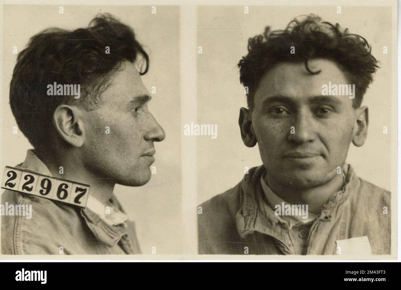 Photograph of Joe Domash. Bureau of Prisons, Inmate case files Stock ...