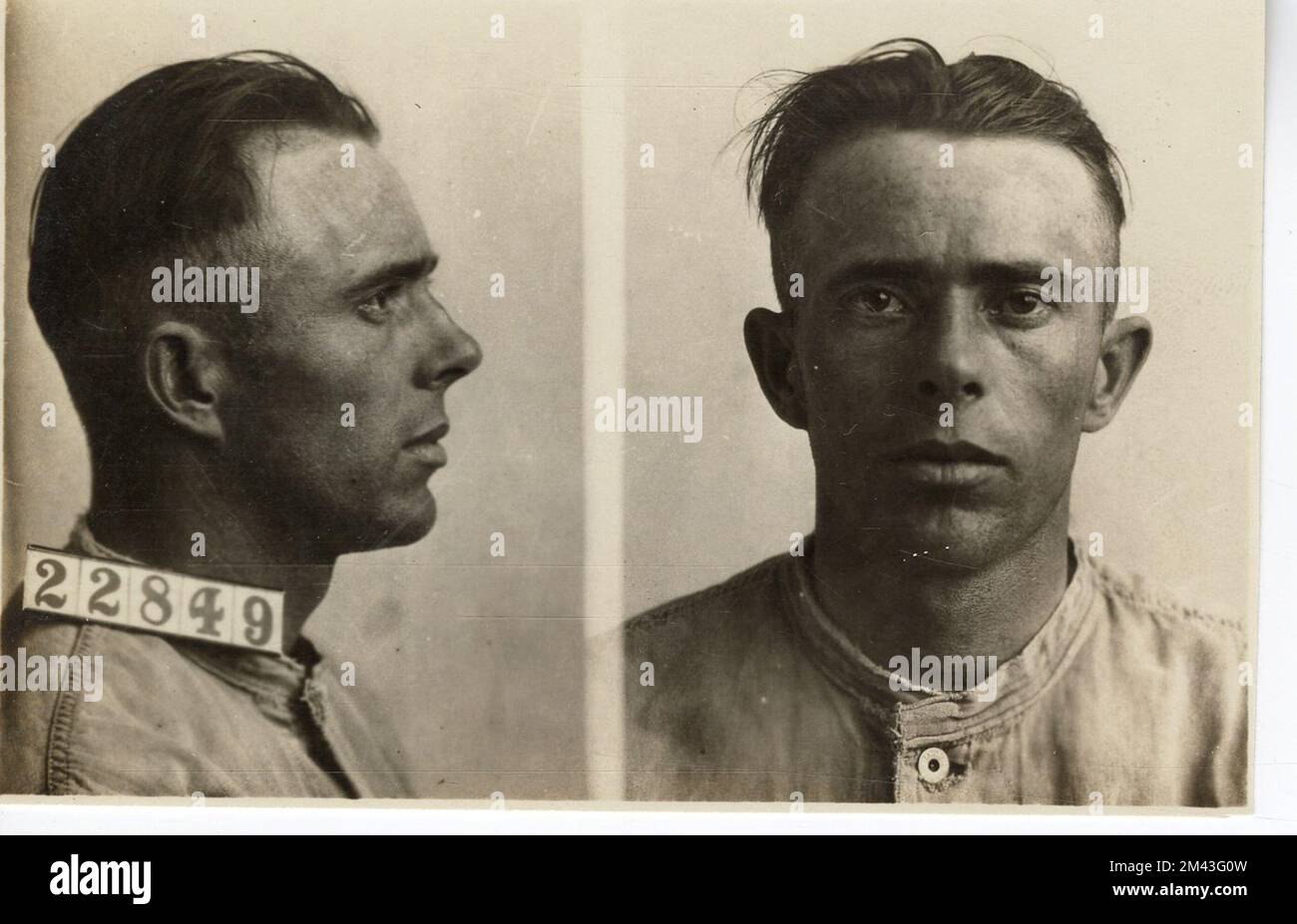 Photograph of Thomas Toler. Bureau of Prisons, Inmate case files Stock ...