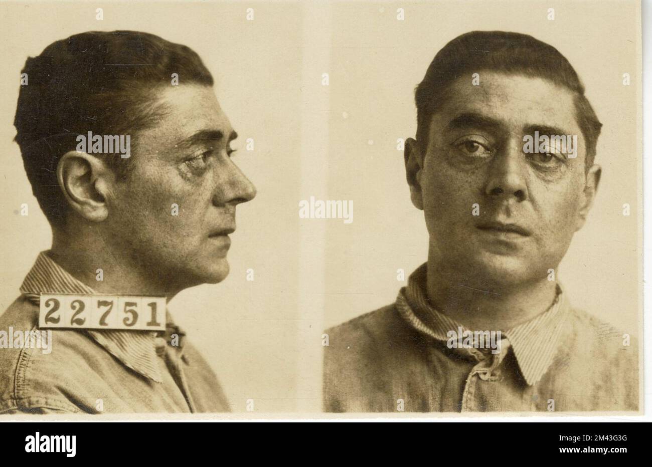 Photograph of W. J. Peterman. Bureau of Prisons, Inmate case files ...