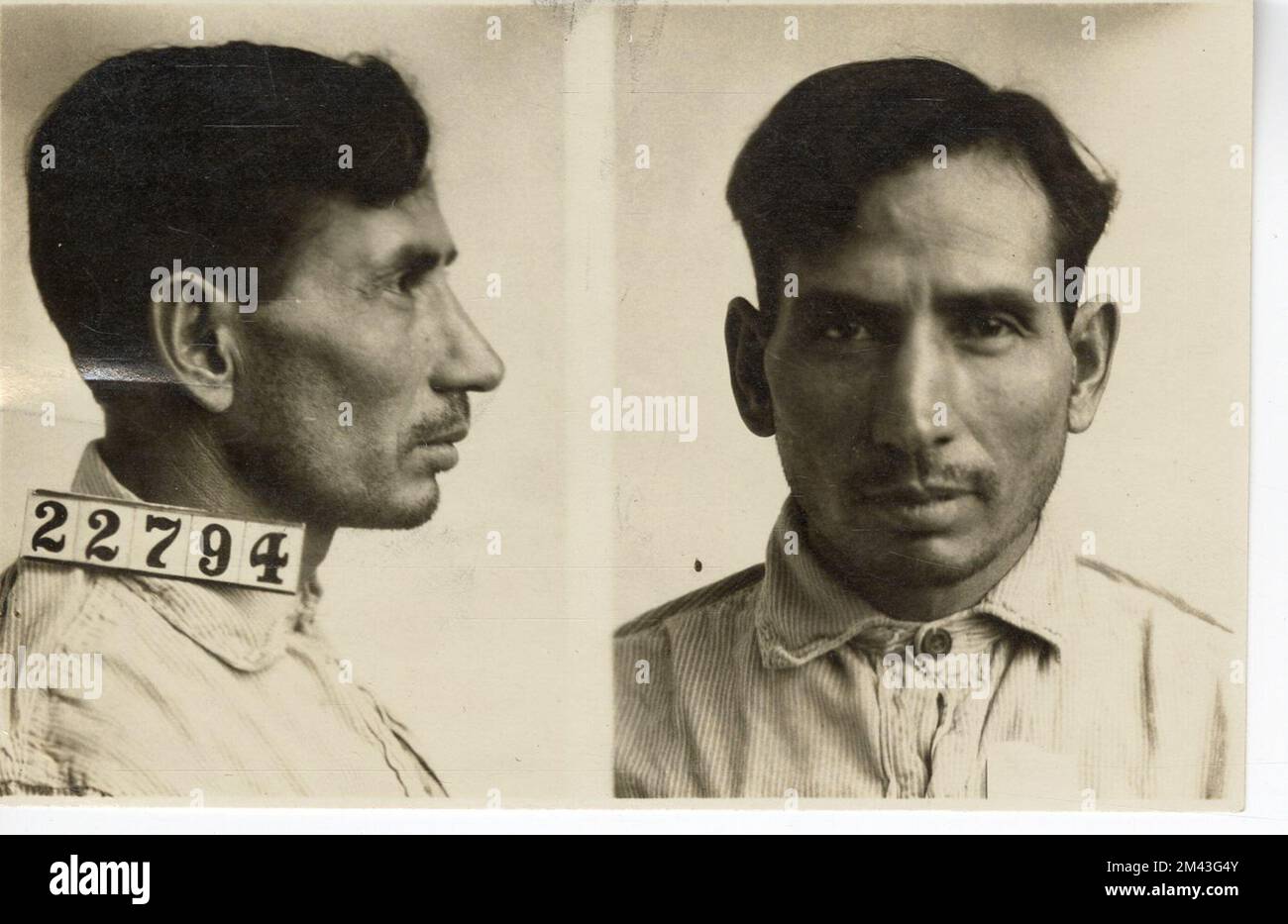 Photograph of Manual Flores. Bureau of Prisons, Inmate case files Stock ...