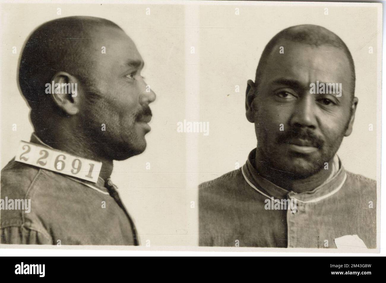 Photograph of Oliver Washington. Bureau of Prisons, Inmate case files ...