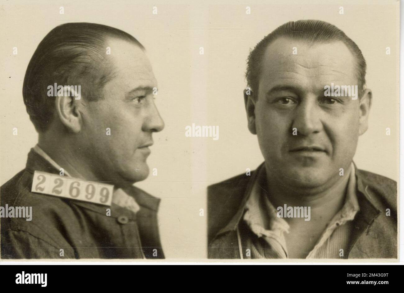 Photograph of Jack Gordon. Bureau of Prisons, Inmate case files Stock ...