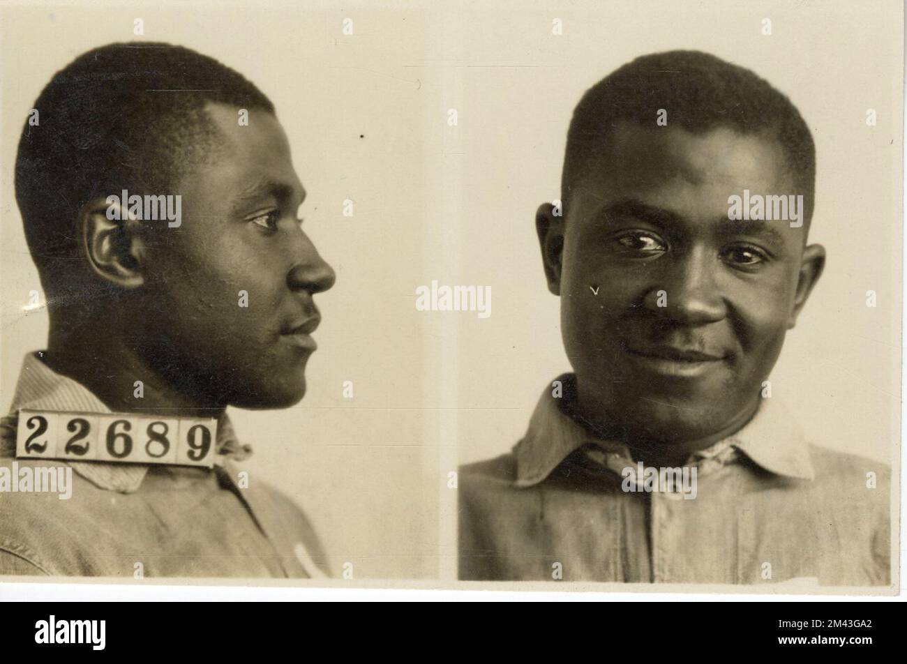 Photograph of Worthy Snowden. Bureau of Prisons, Inmate case files ...