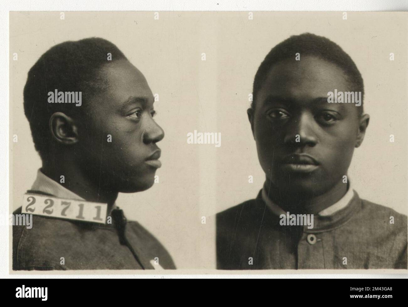 Photograph of Joseph White. Bureau of Prisons, Inmate case files Stock ...