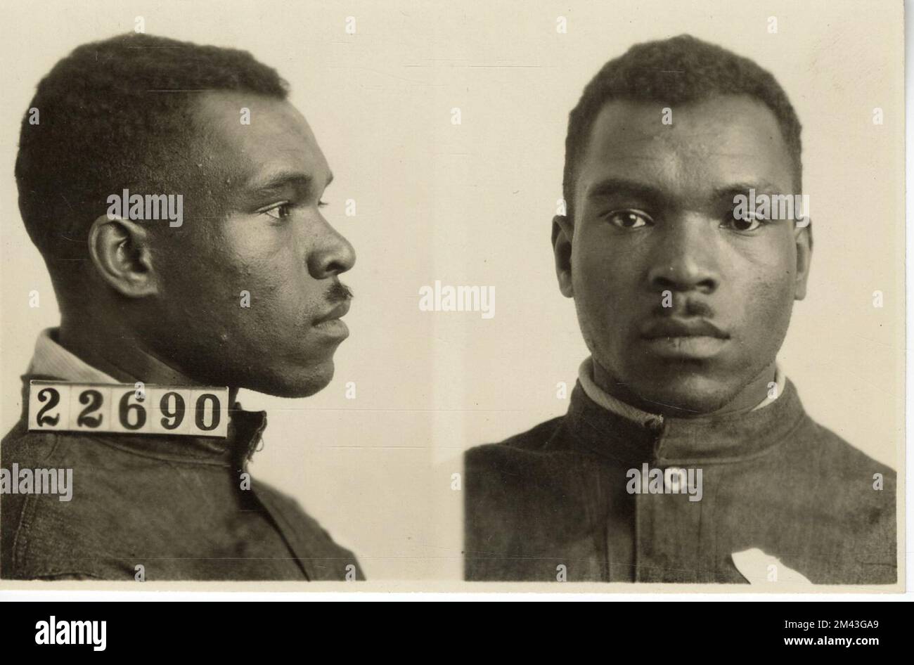 Photograph of Raymond Jones. Bureau of Prisons, Inmate case files Stock ...