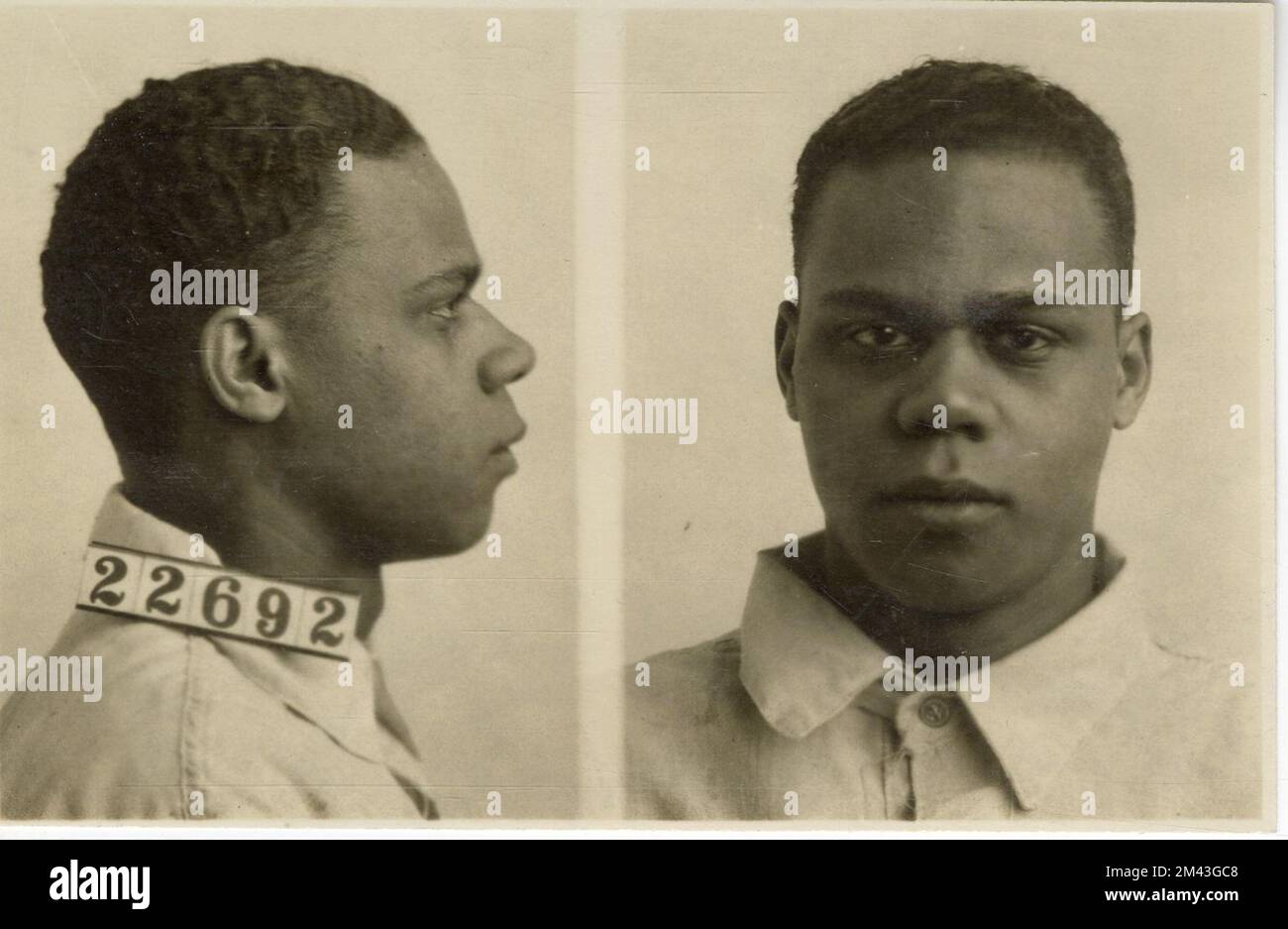 Photograph of Raymond I. Harris. Bureau of Prisons, Inmate case files ...