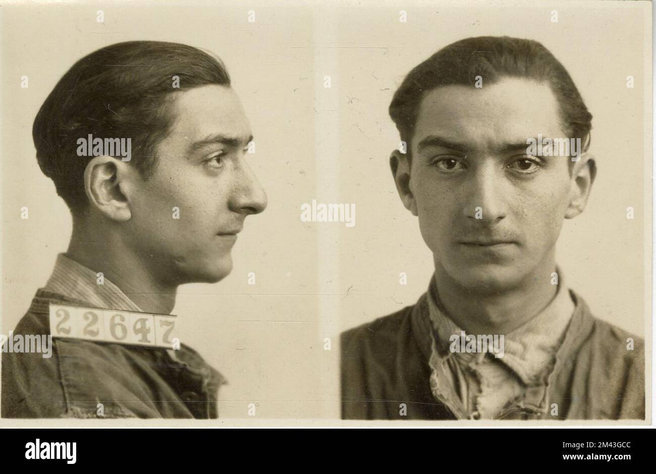 Photograph of Hyman Haspiel. Bureau of Prisons, Inmate case files Stock ...