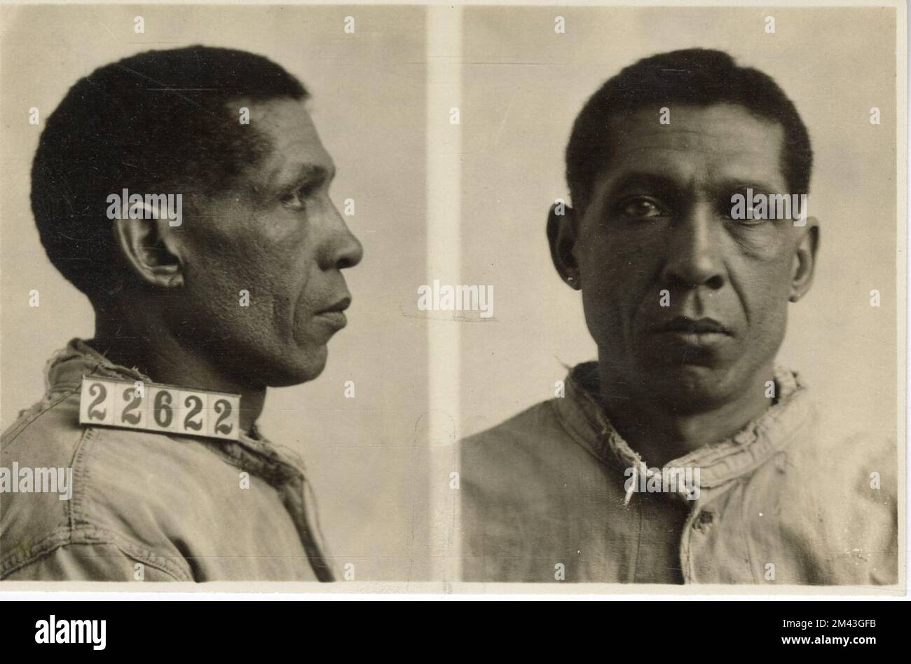 Photograph of W. C. Hardy. Bureau of Prisons, Inmate case files Stock ...